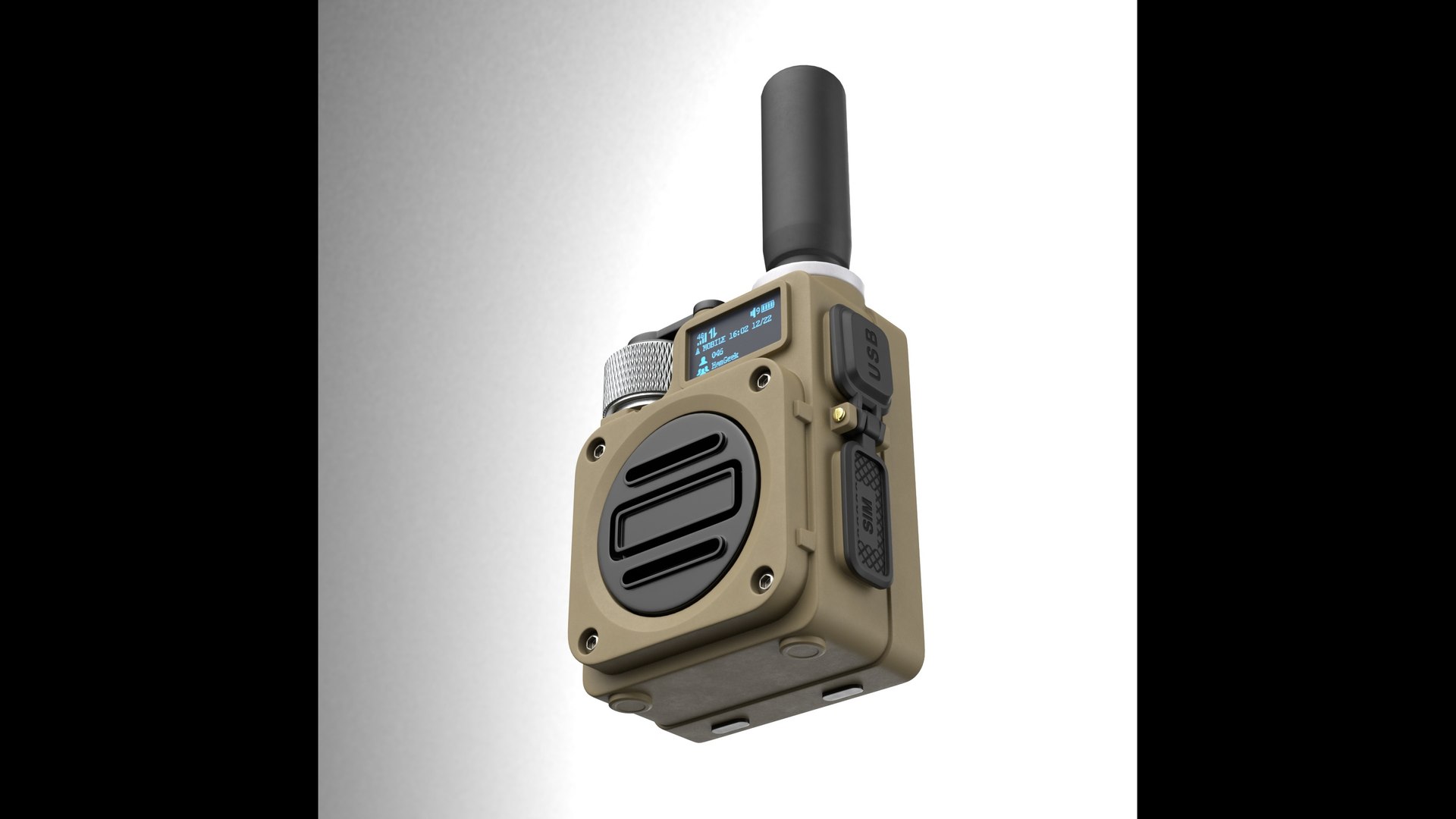 3D Handheld Walkie Talkie Radio - TurboSquid 2286293
