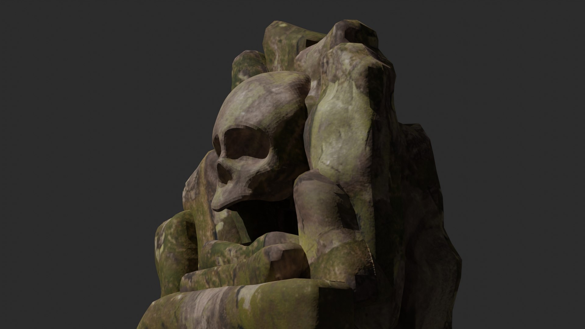 3D Skull Cave Model Model - TurboSquid 1882230