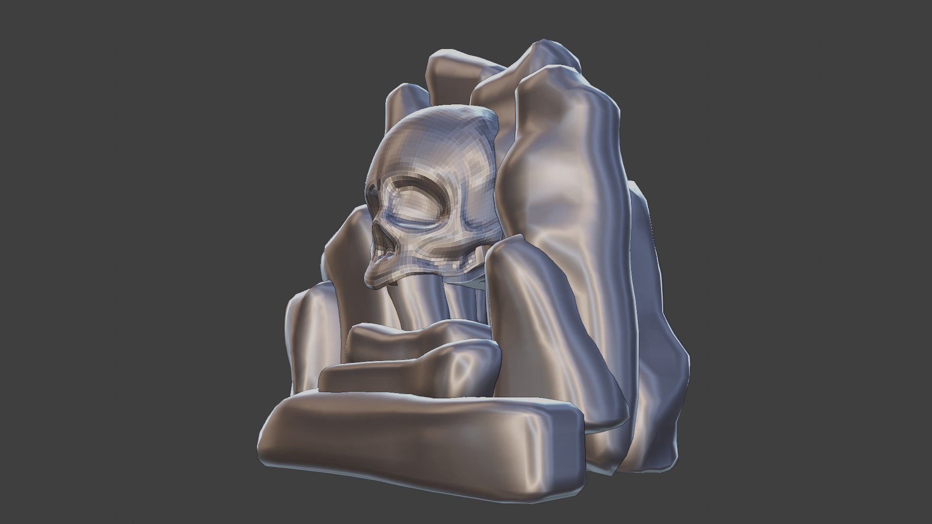 3D Skull Cave Model Model - TurboSquid 1882230