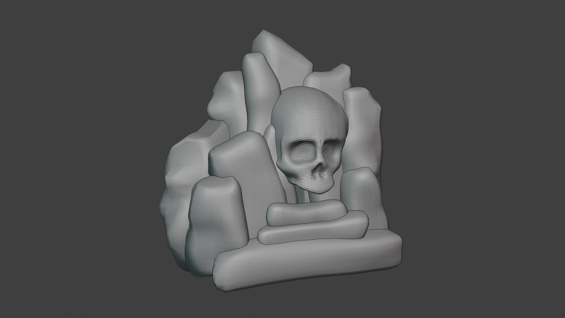 3D Skull Cave Model Model - TurboSquid 1882230