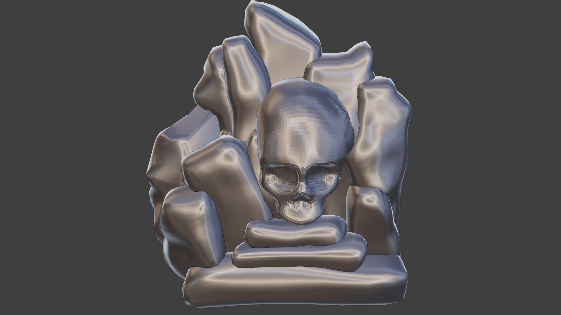 3D Skull Cave Model Model - TurboSquid 1882230