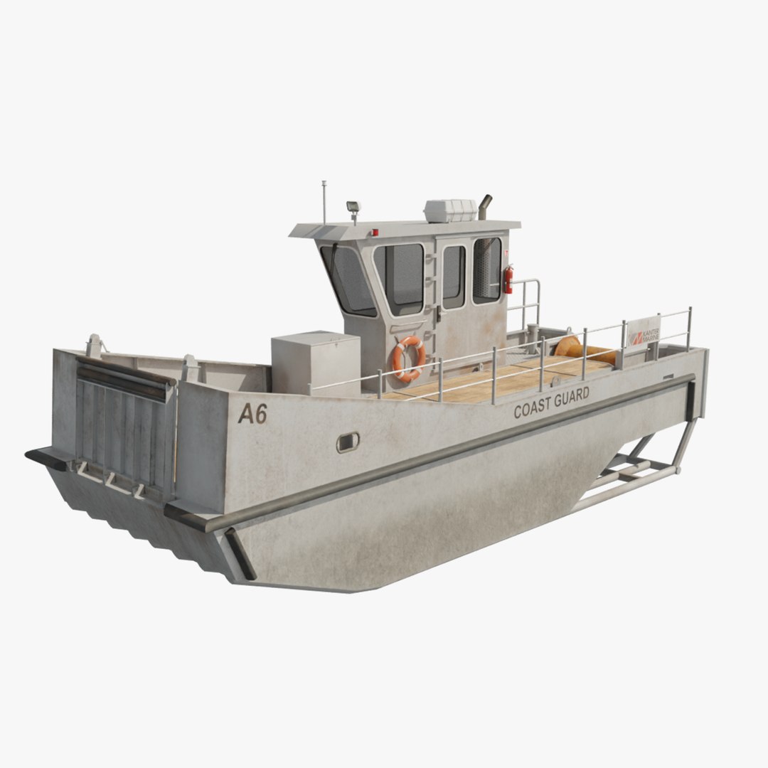 3D CCG Buoy Tender Model - TurboSquid 2154961