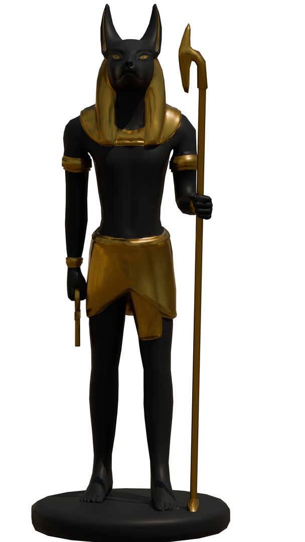 ANUBIS The Egyptian Pharaoh 3D Model - TurboSquid 2200693