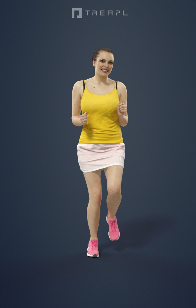 3D jogging running model - TurboSquid 1375310