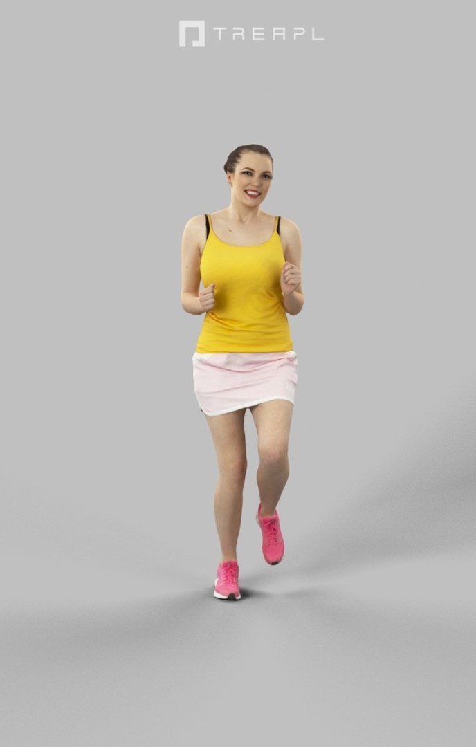 3D jogging running model - TurboSquid 1375310