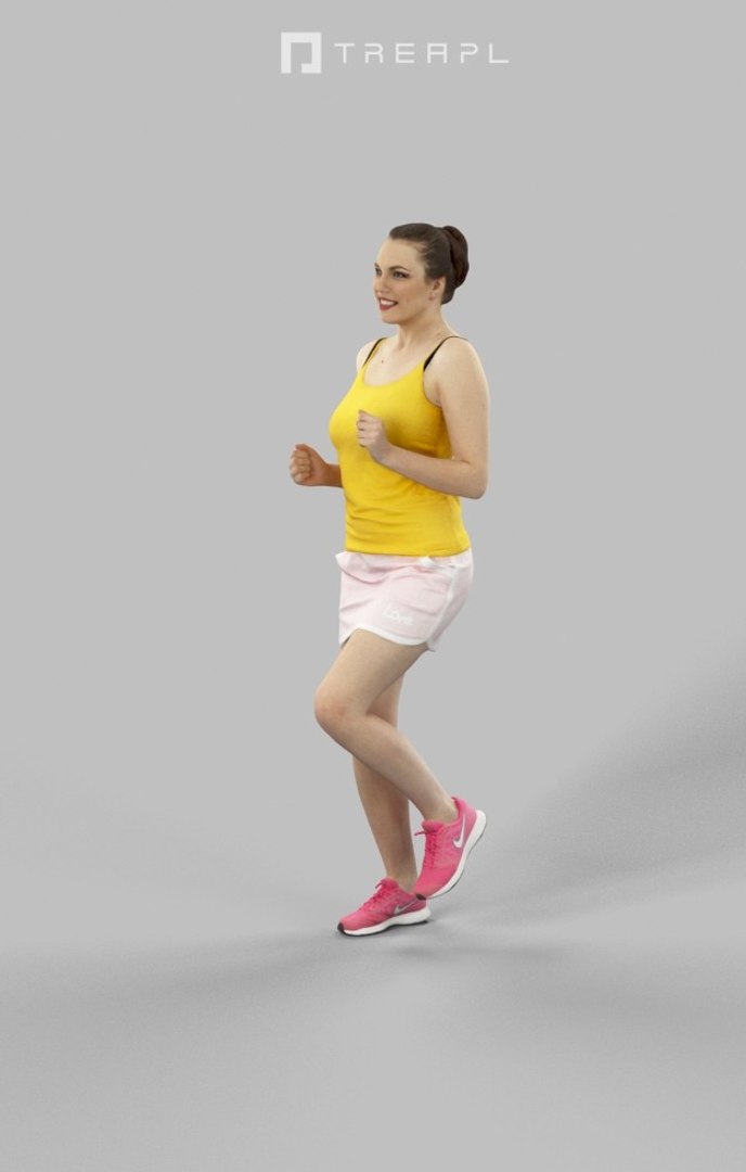 3D jogging running model - TurboSquid 1375310