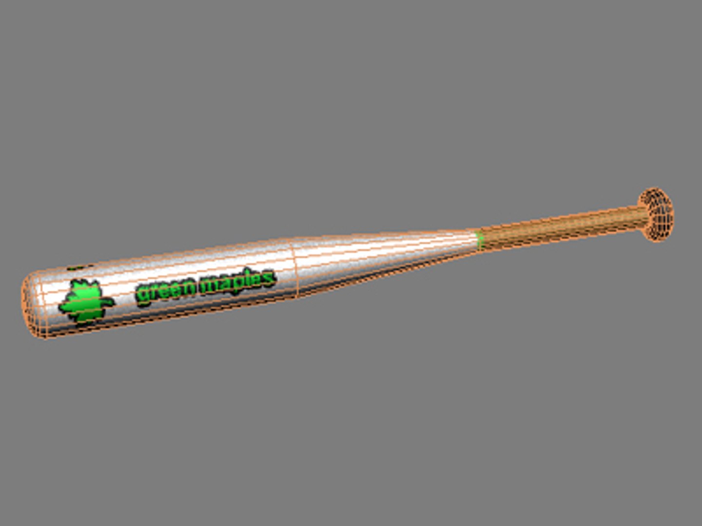 3d Model Of Baseball Bat