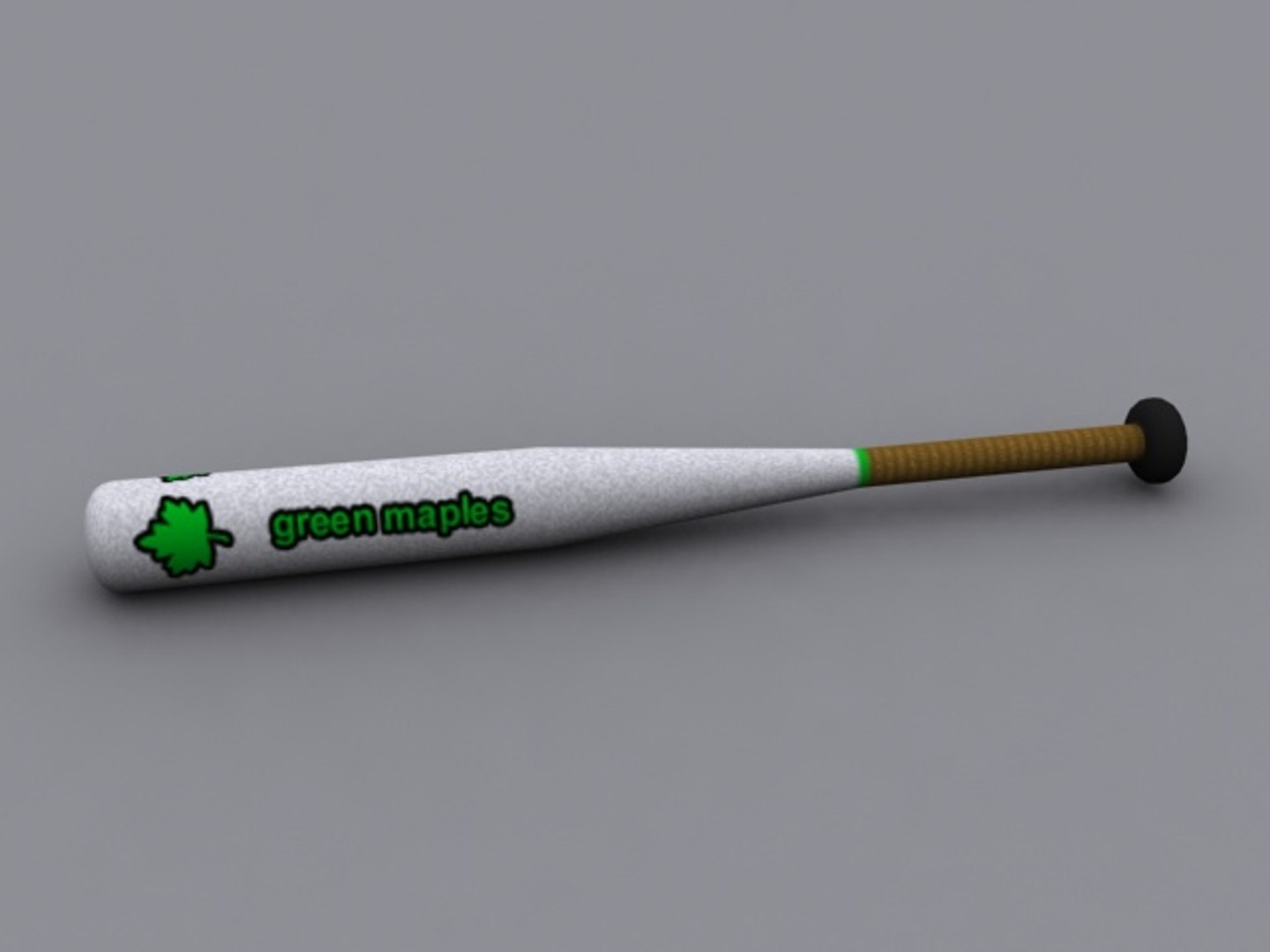 3d Model Of Baseball Bat