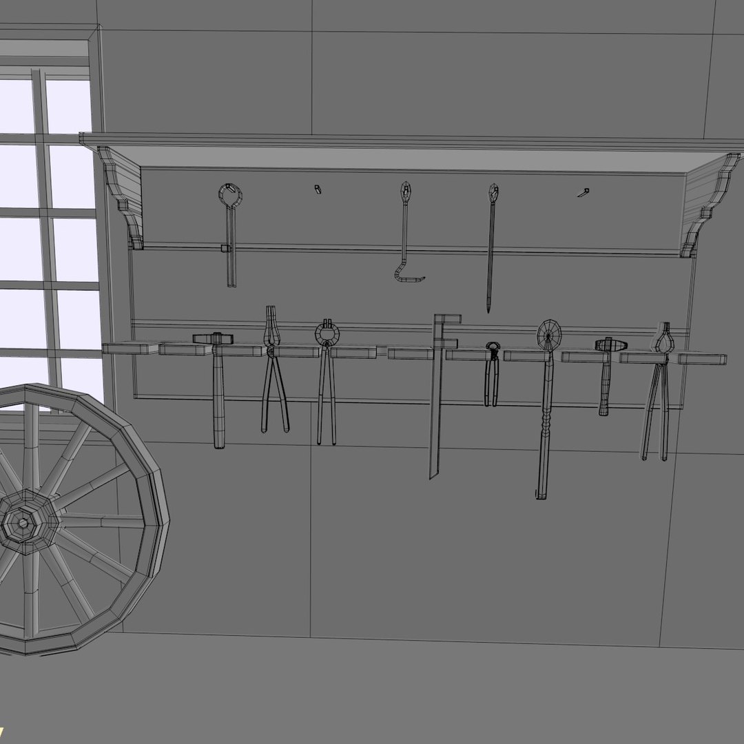 3d Old Smithy Model