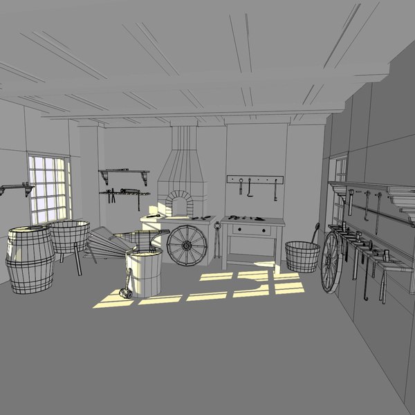 3d old smithy model