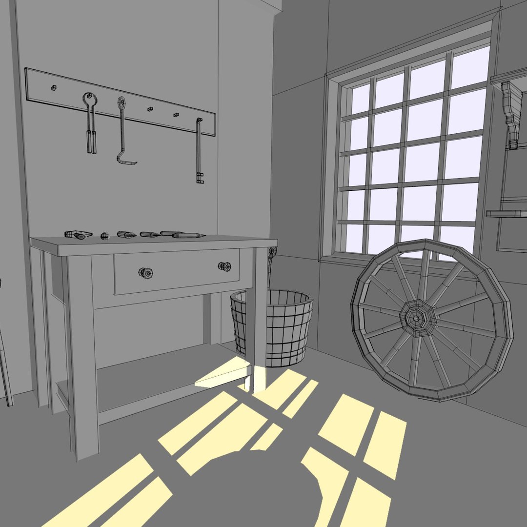 3d Old Smithy Model
