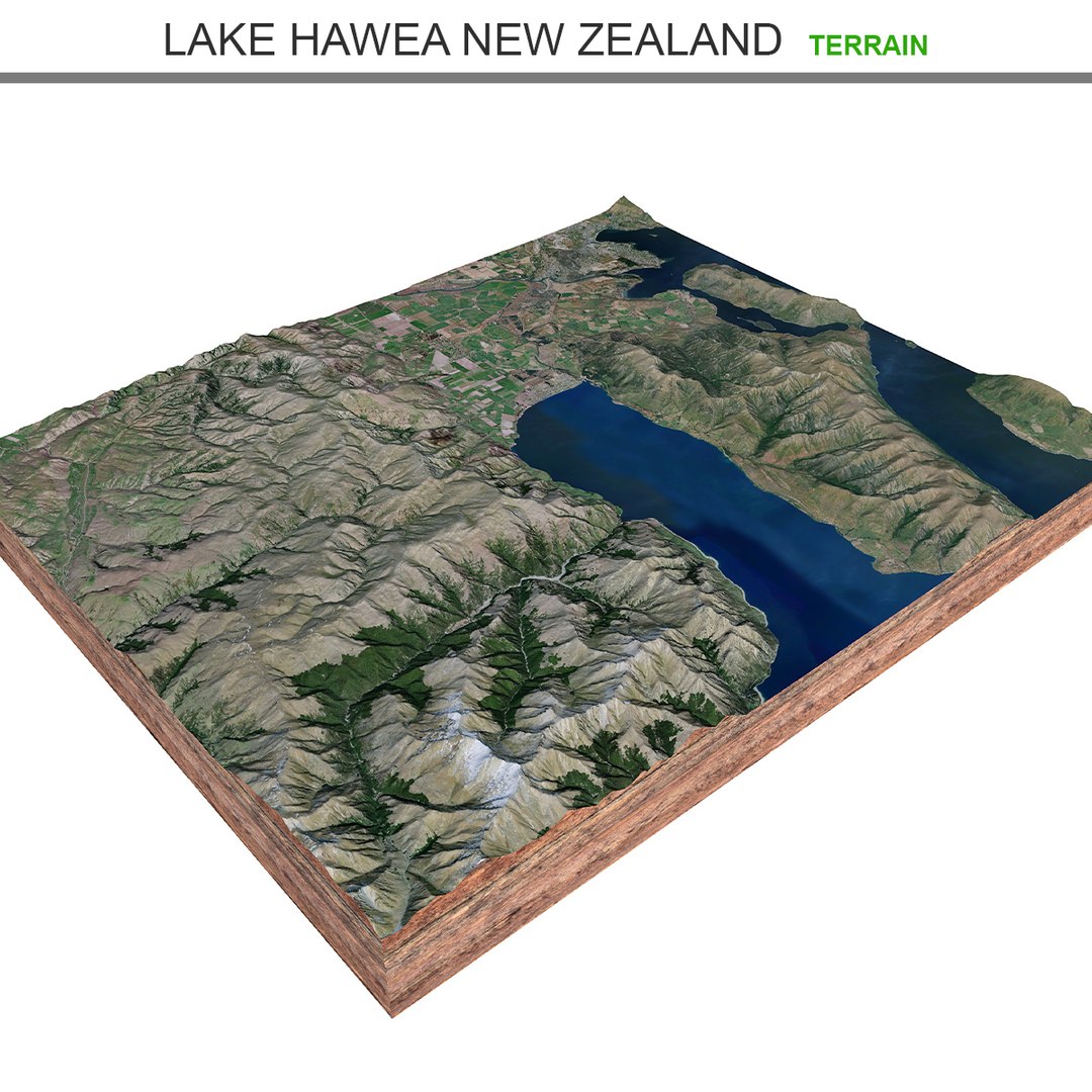 3D Lake Hawea New Zealand - TurboSquid 2061708