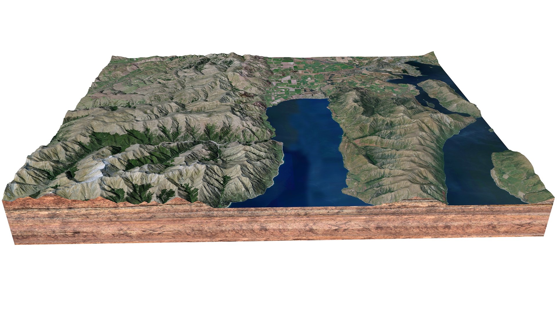3D Lake Hawea New Zealand - TurboSquid 2061708