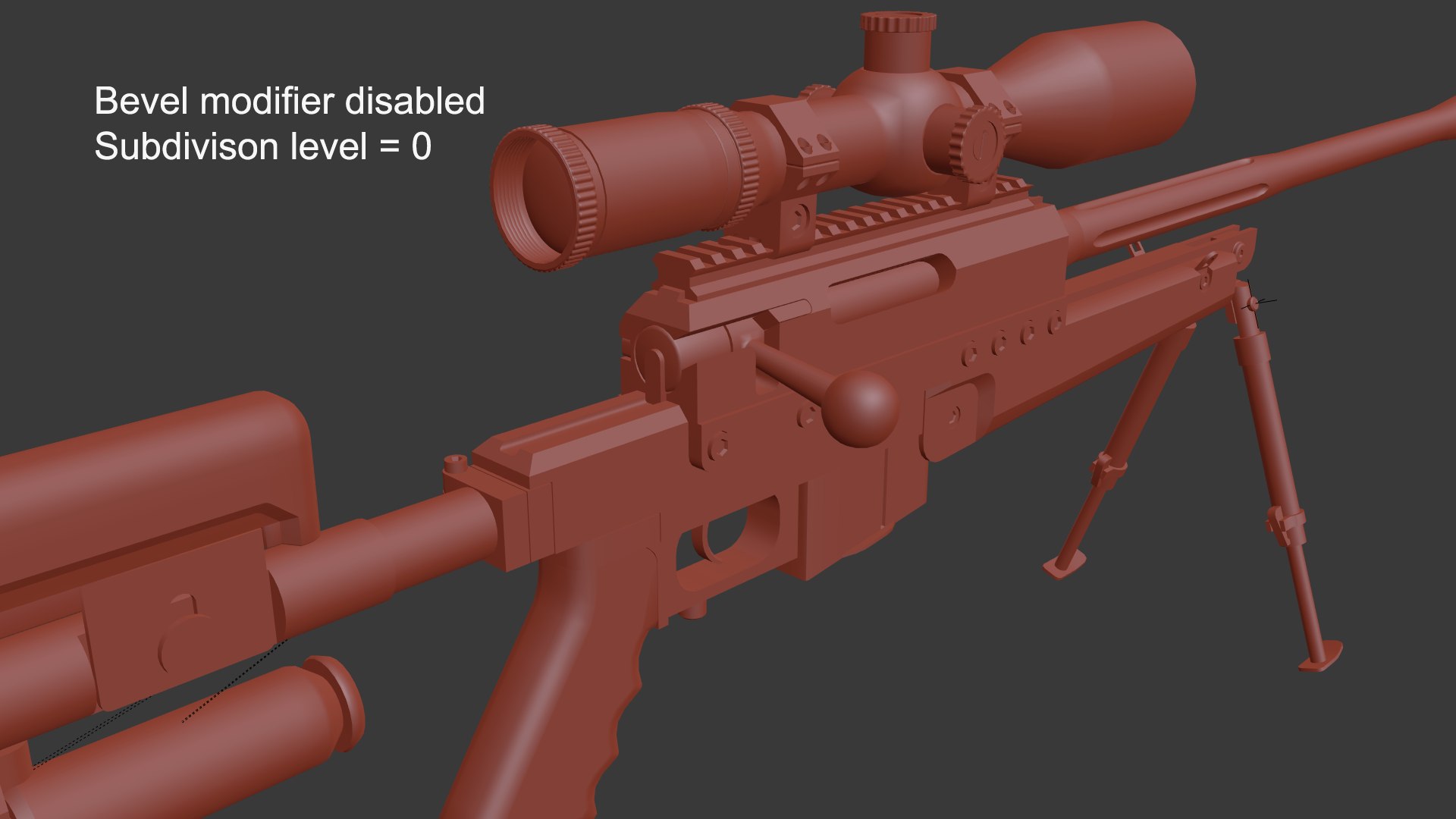 3D sniper rifle pgm ultima model - TurboSquid 1600146