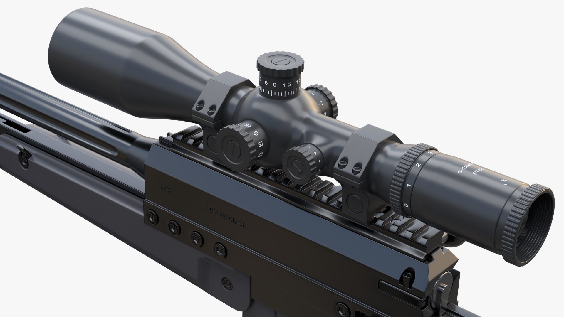 3D sniper rifle pgm ultima model - TurboSquid 1600146