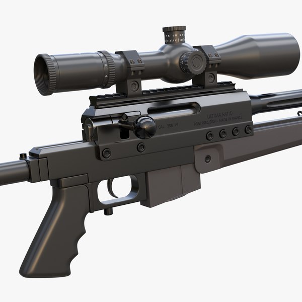 3D sniper rifle pgm ultima model - TurboSquid 1600146