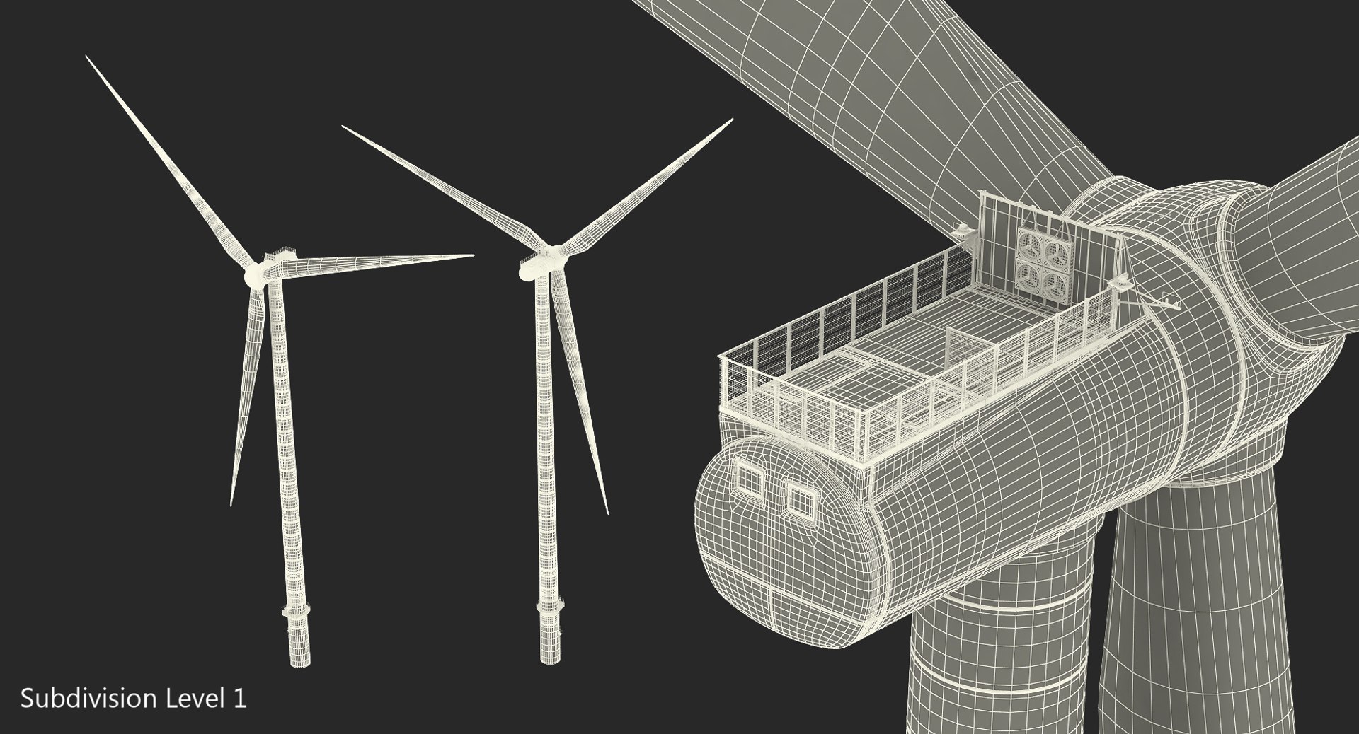 Offshore Wind Power Turbine 3D Model - TurboSquid 1227301