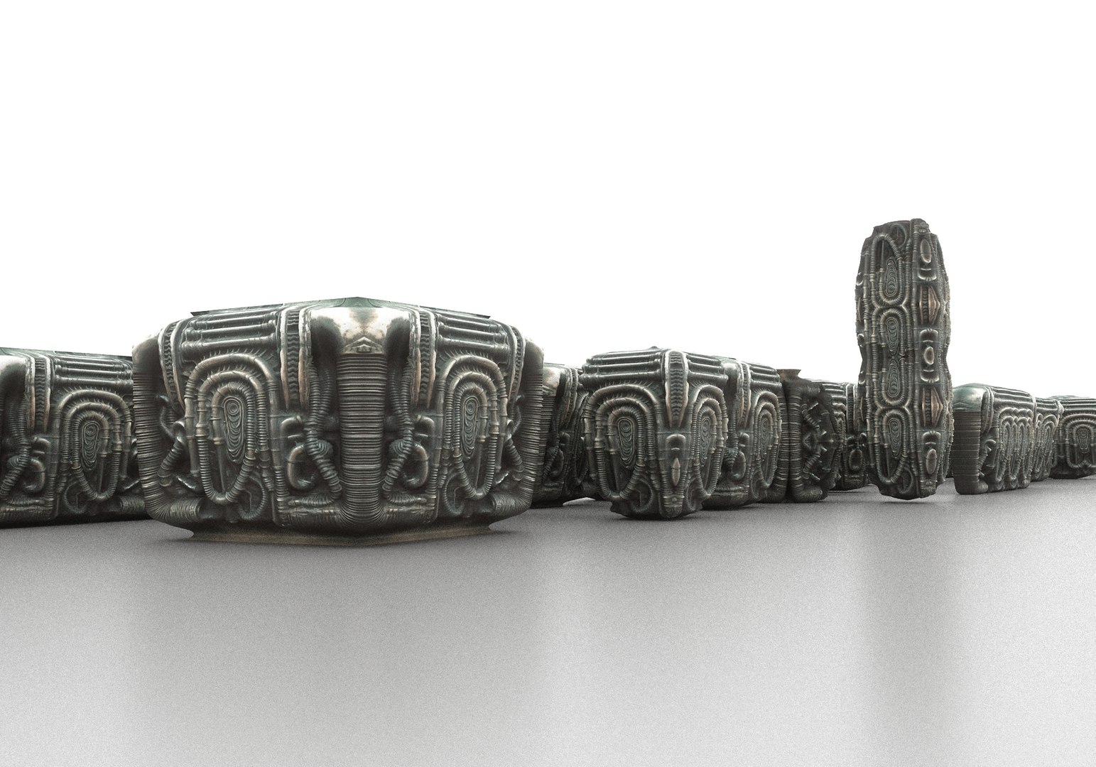Alien Architecture Sci Fi Pack 20 2 3D model - TurboSquid 2063657