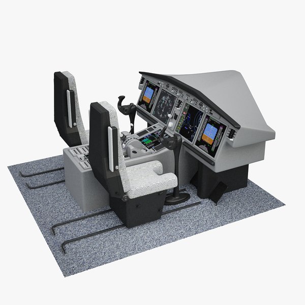 3d model of aircraft cockpit