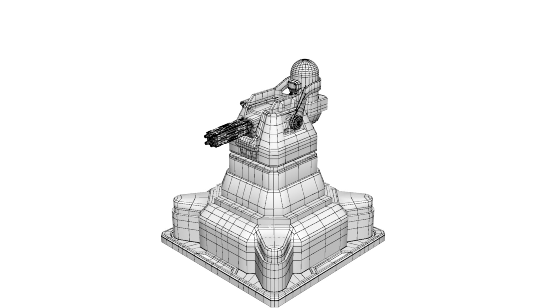 3D Small 20mm CIWS model - TurboSquid 1764930
