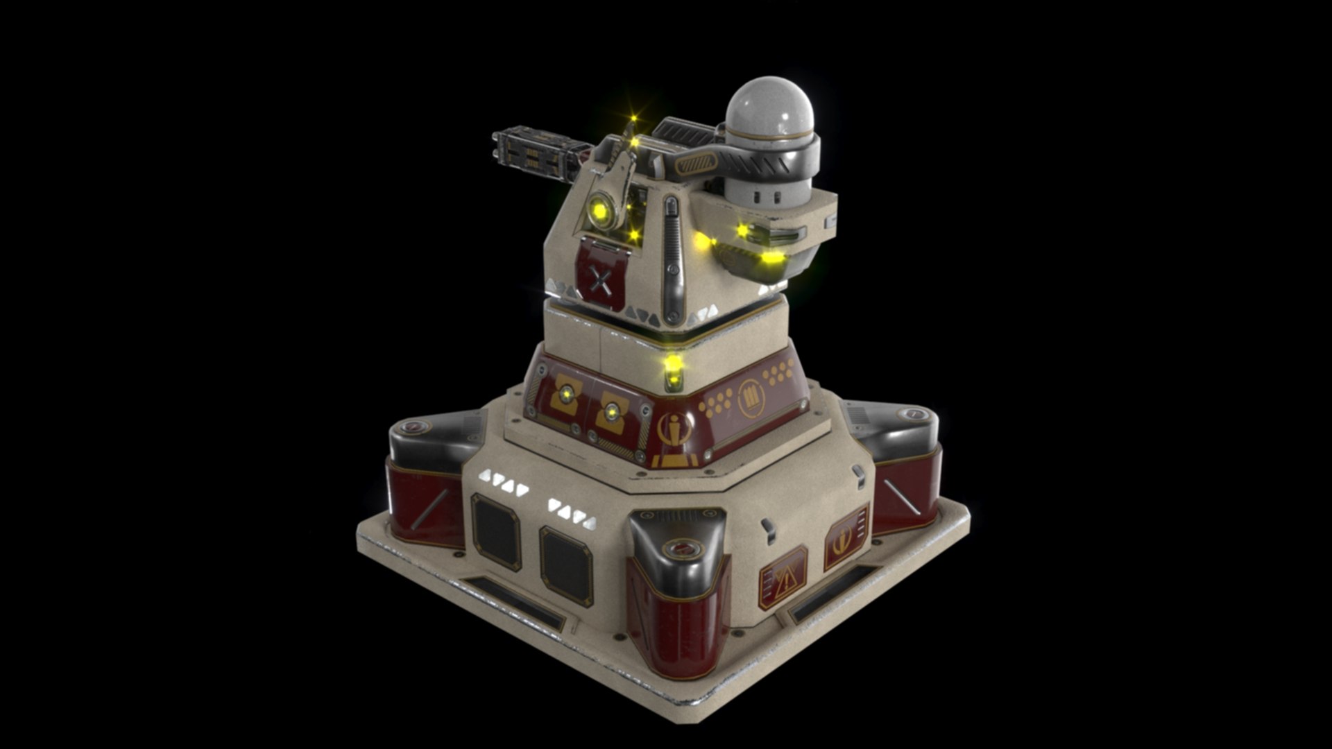 3D Small 20mm CIWS model - TurboSquid 1764930