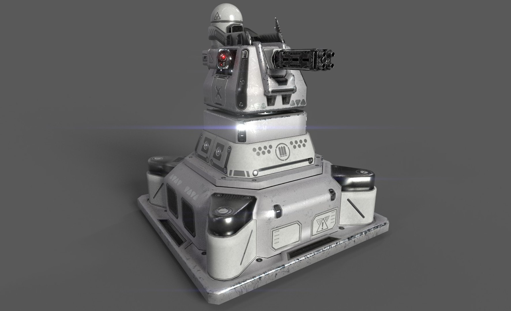 3D Small 20mm CIWS model - TurboSquid 1764930