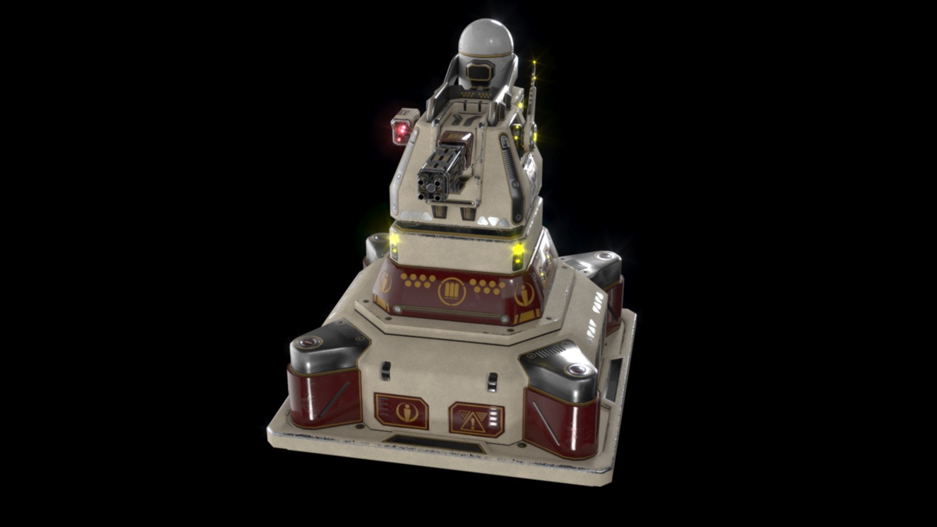 3D Small 20mm CIWS model - TurboSquid 1764930