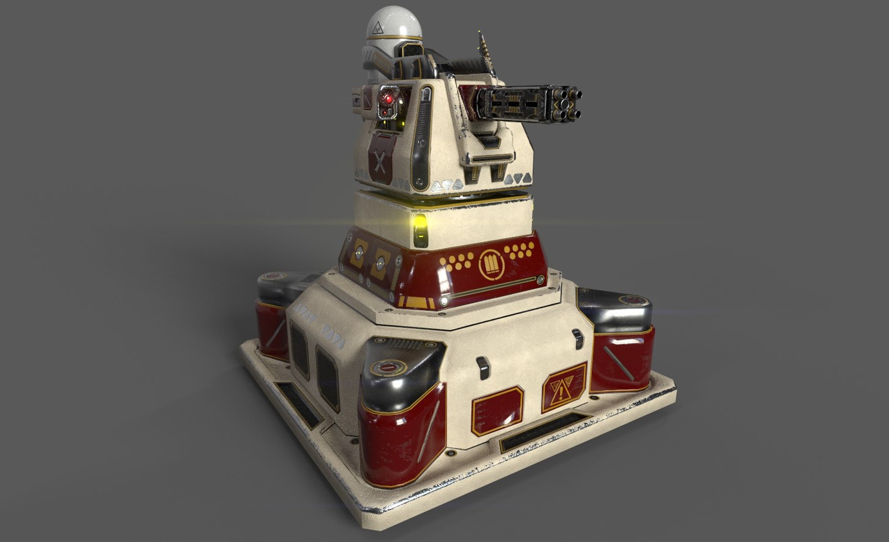 3D Small 20mm CIWS model - TurboSquid 1764930