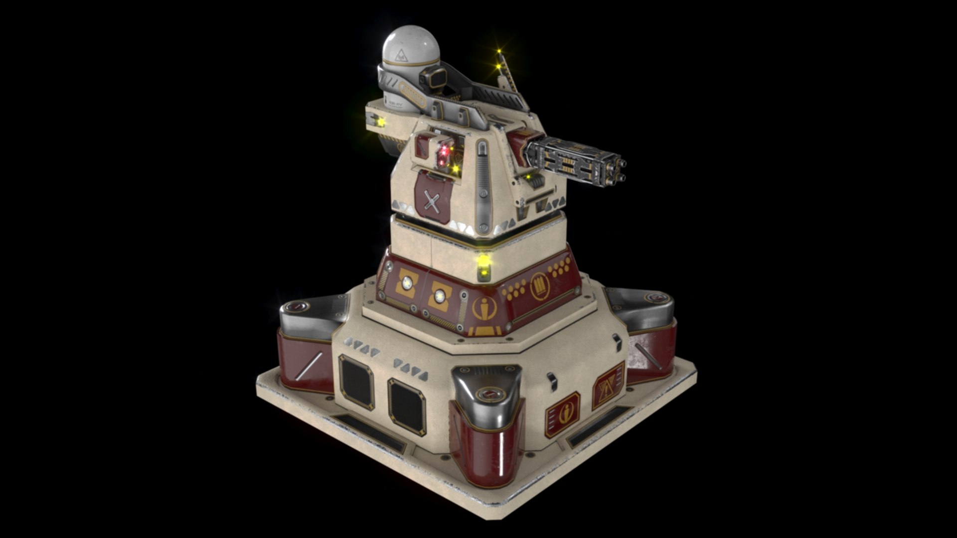 3D Small 20mm CIWS model - TurboSquid 1764930