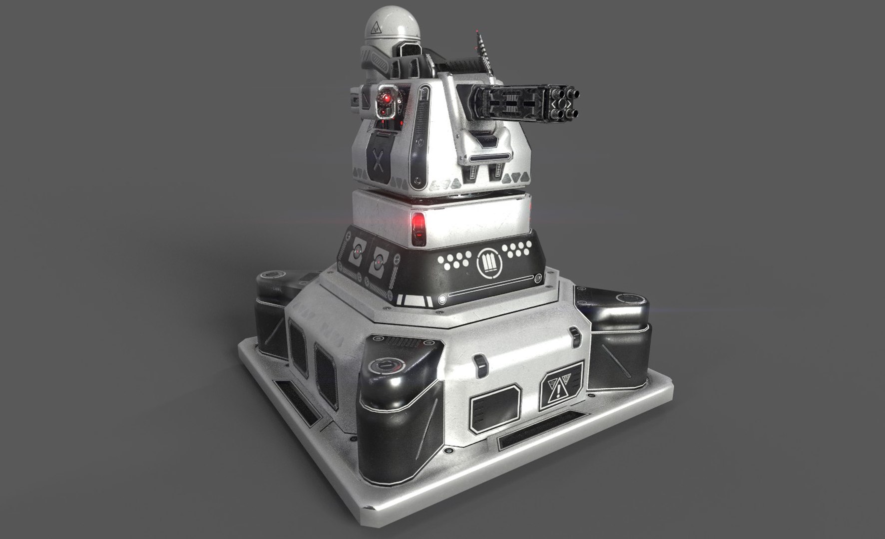 3D Small 20mm CIWS model - TurboSquid 1764930