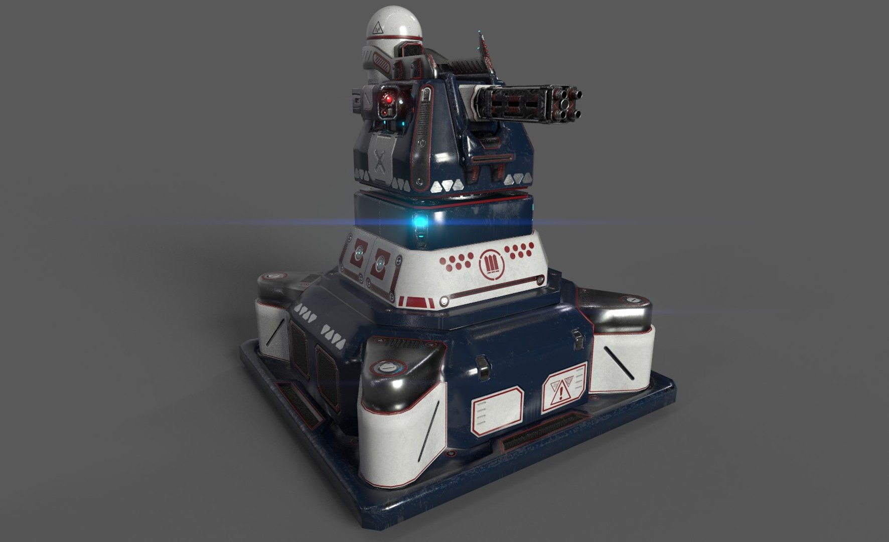 3D Small 20mm CIWS model - TurboSquid 1764930