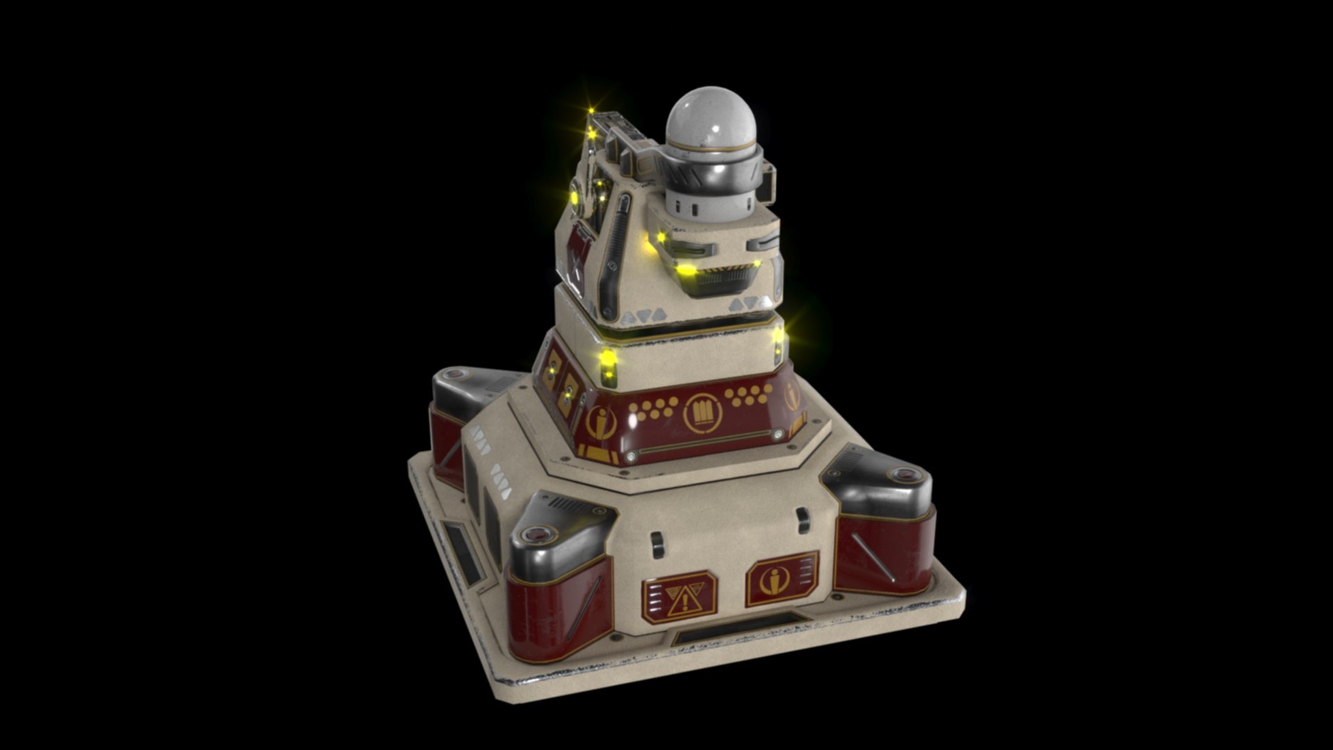 3D Small 20mm CIWS model - TurboSquid 1764930