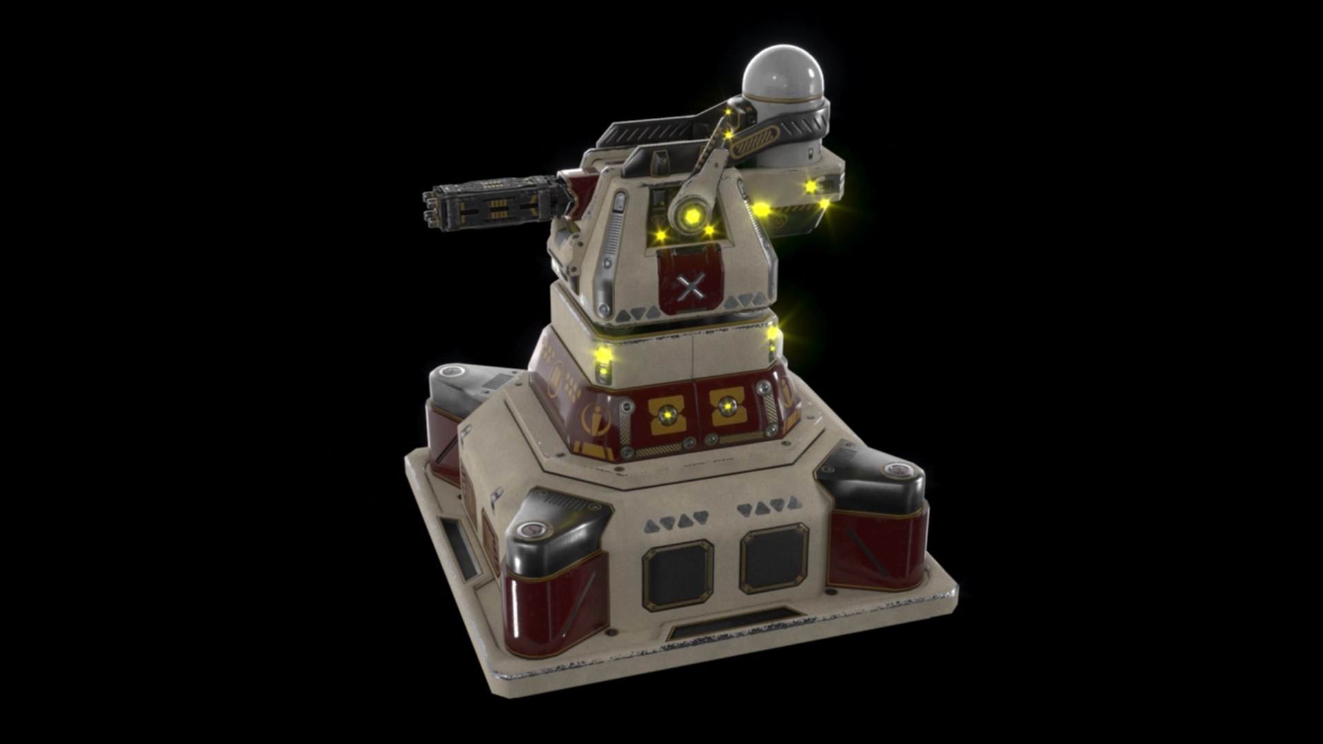 3D Small 20mm CIWS model - TurboSquid 1764930