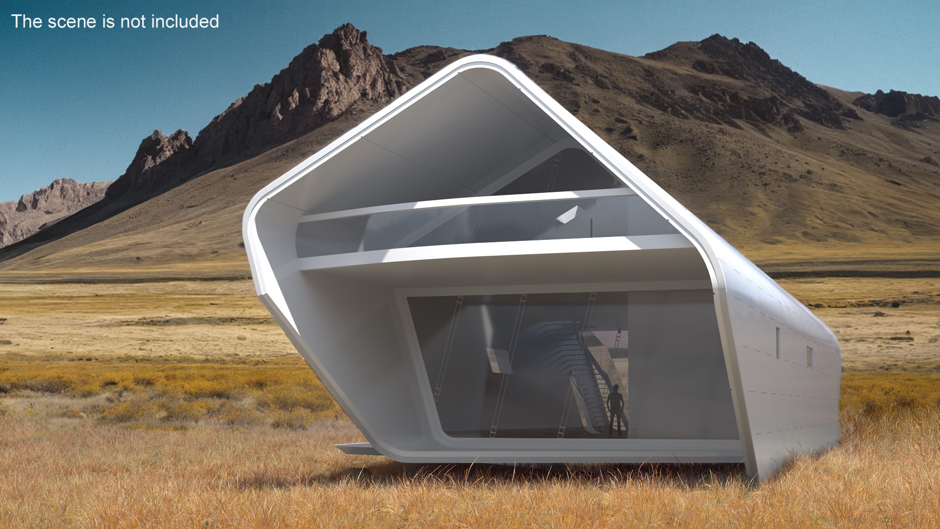 3D Futuristic House Happy Future Model - TurboSquid 2270291