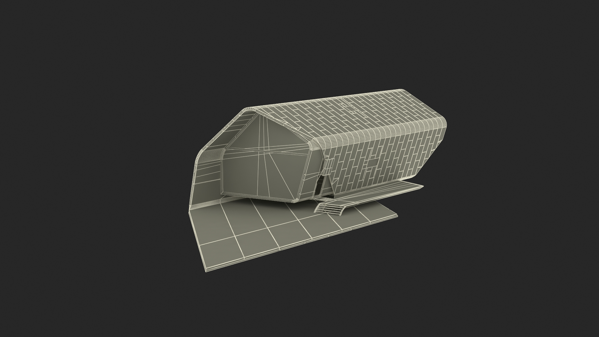 3D Futuristic House Happy Future Model - TurboSquid 2270291