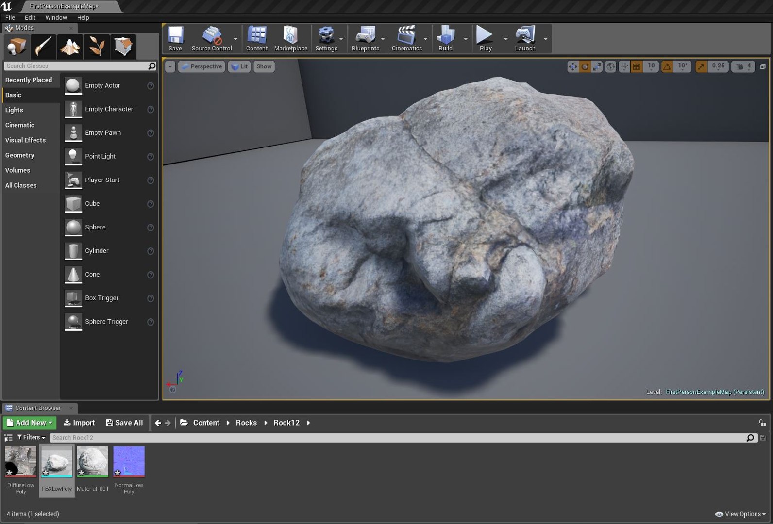 Rock Scan 3d C4d
