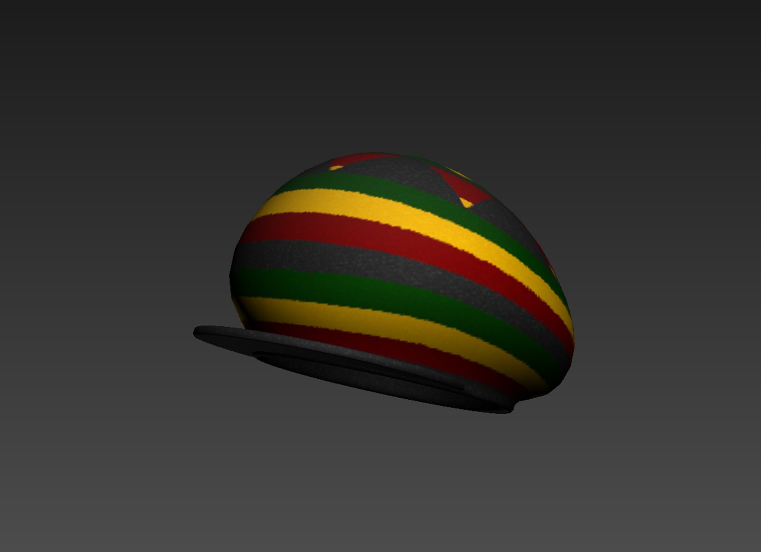 3D Reggae Cap - TurboSquid 1430484