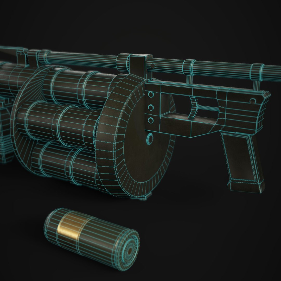 Ready Grenade Launcher Model - TurboSquid 1366907
