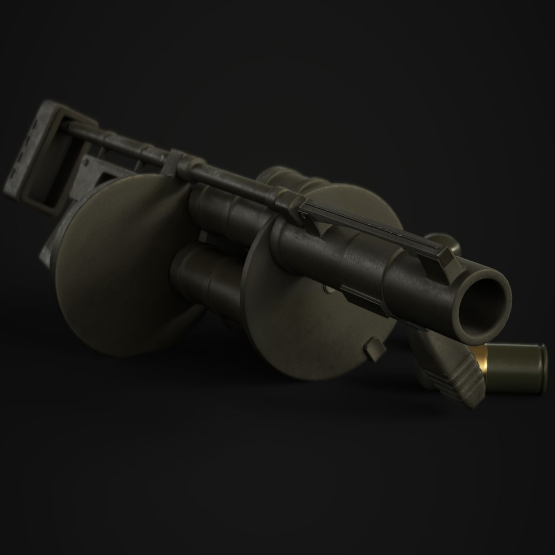 Ready Grenade Launcher Model - TurboSquid 1366907