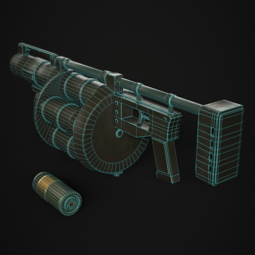 Ready Grenade Launcher Model - TurboSquid 1366907
