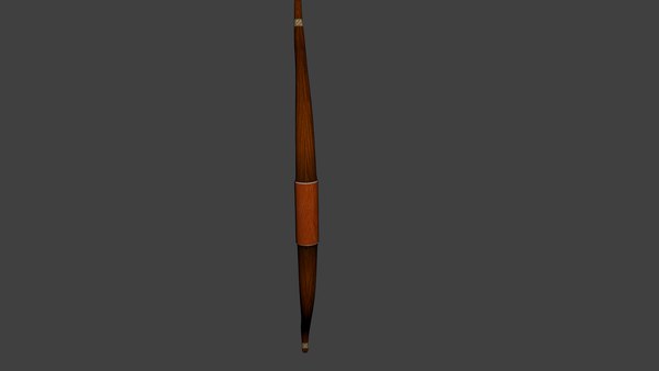 wooden bow wood obj free