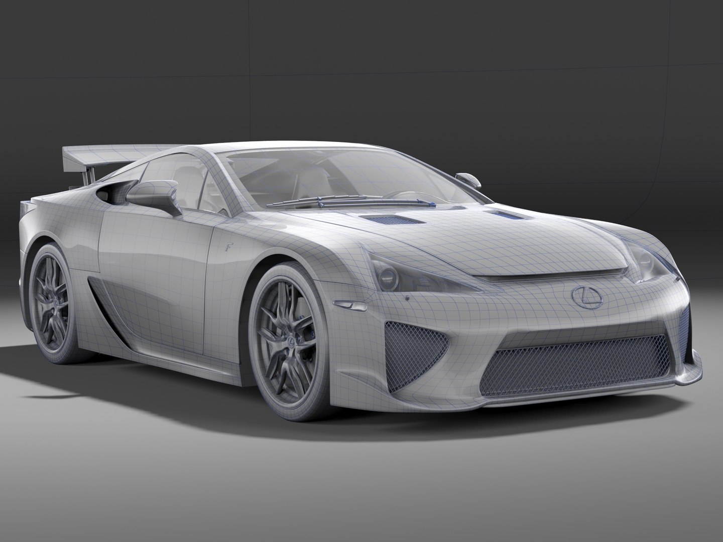 Lexus Lfa 3d Model
