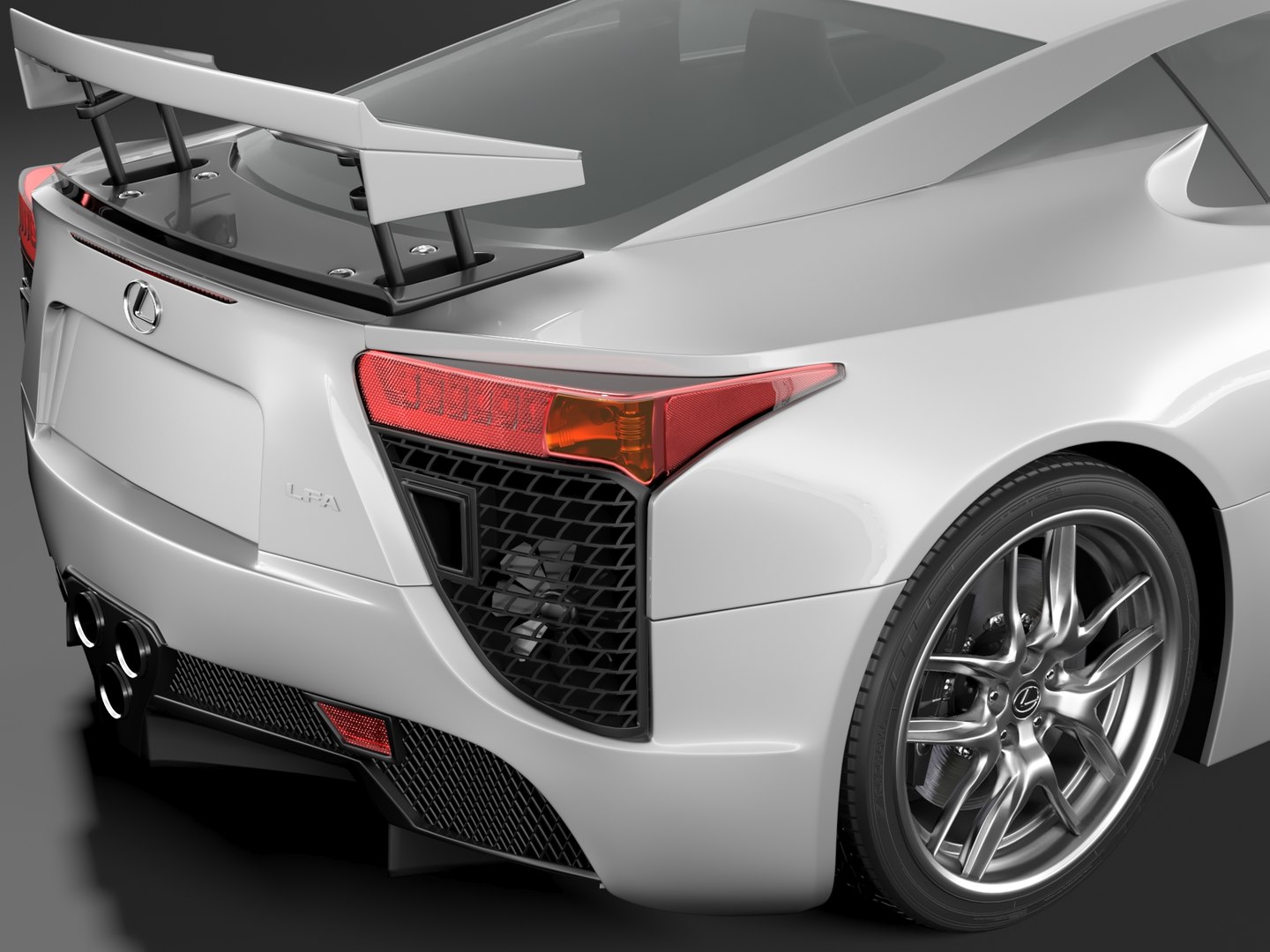 Lexus Lfa 3d Model