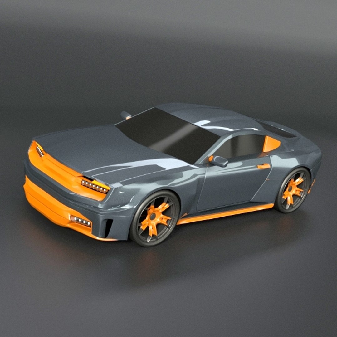 3d model concept car