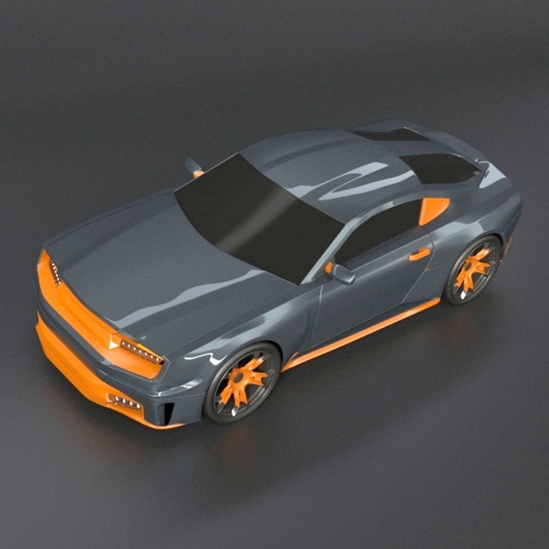 3d model concept car