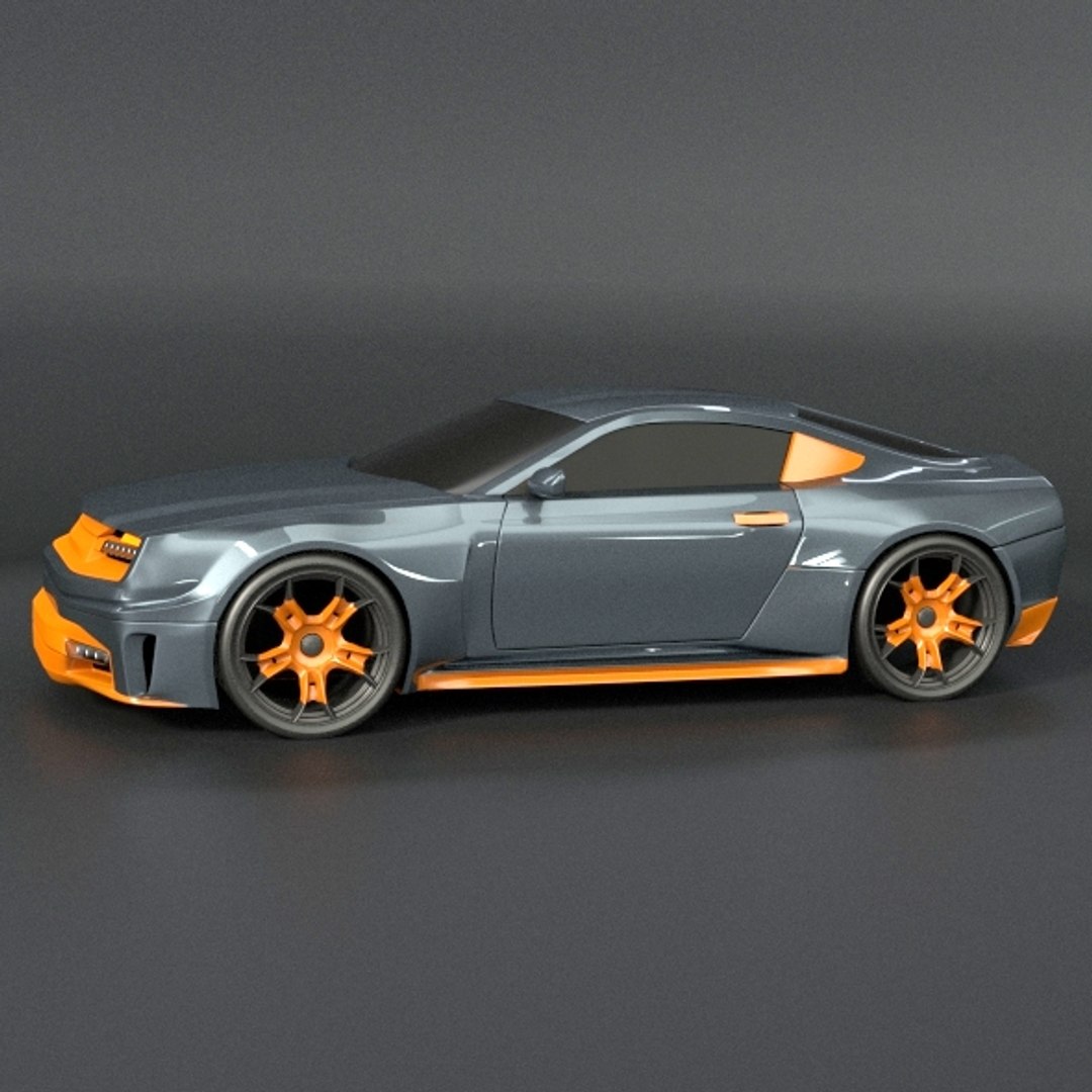 3d model concept car