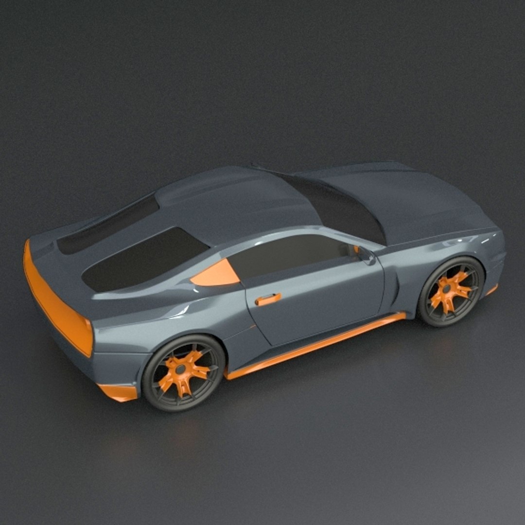 3d model concept car