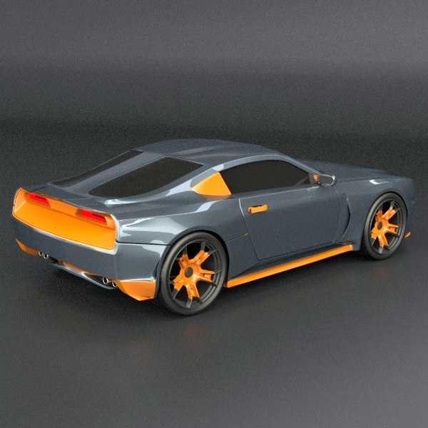 3d model concept car