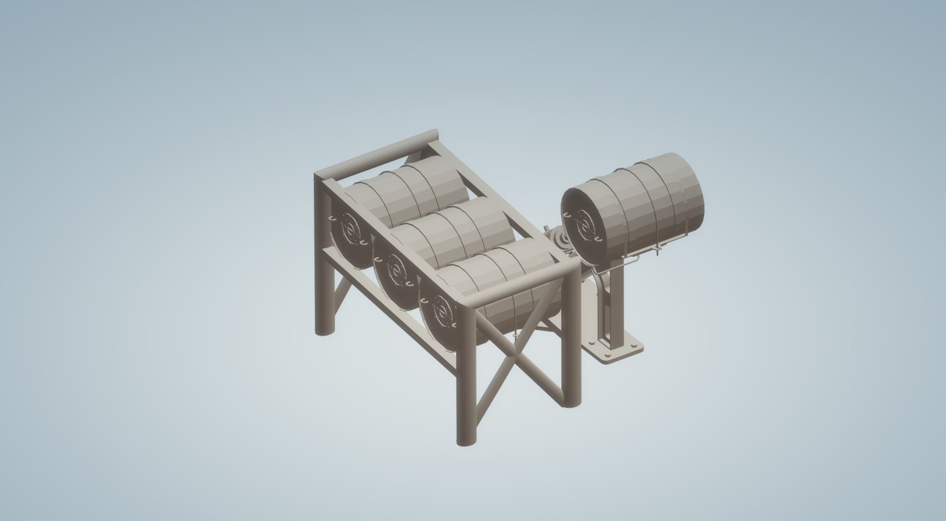 Depth Charge Launcher 3D - TurboSquid 1432296