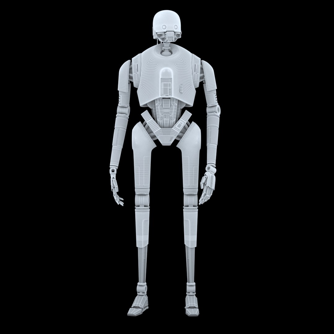 star wars k-2so c2-b5 3d model